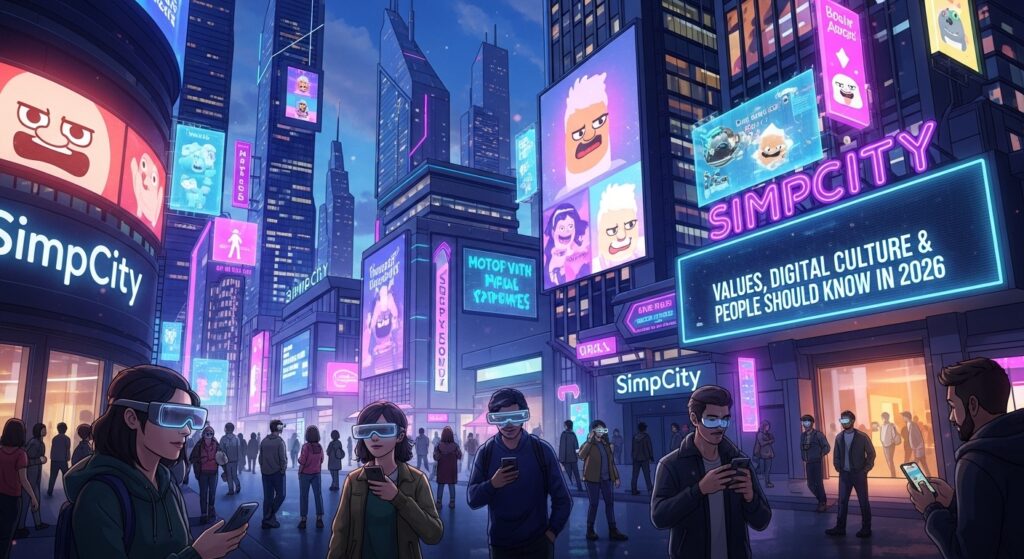 SimpCity: Values, Digital Culture & People Should Know at in 2026